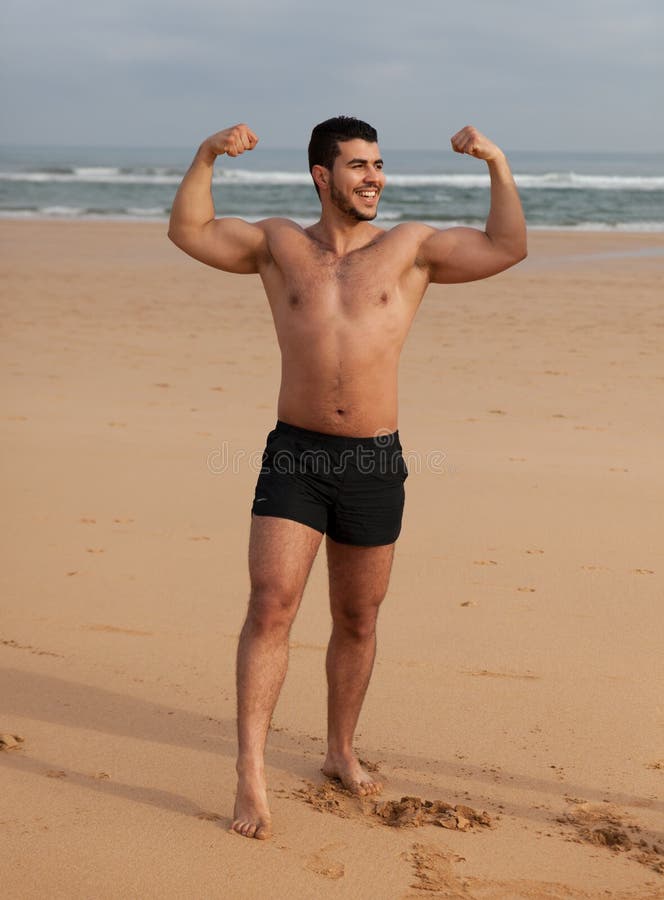 Handsome shirtless man stock photo. Image of adult, male - 95297098