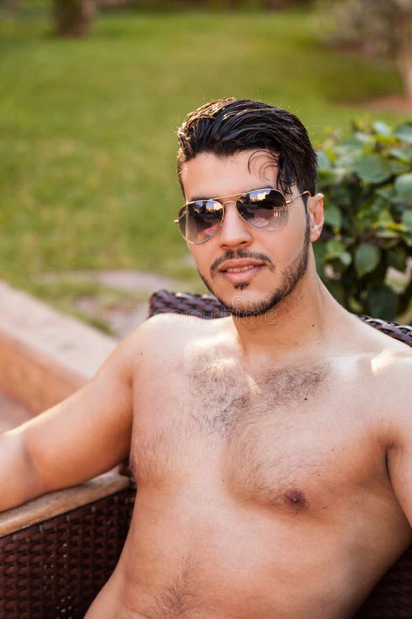 Handsome shirtless man stock photo. Image of athlete - 93482168