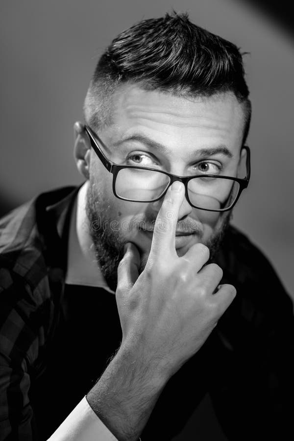 Handsome smart man stock photo. Image of formalwear - 180604544