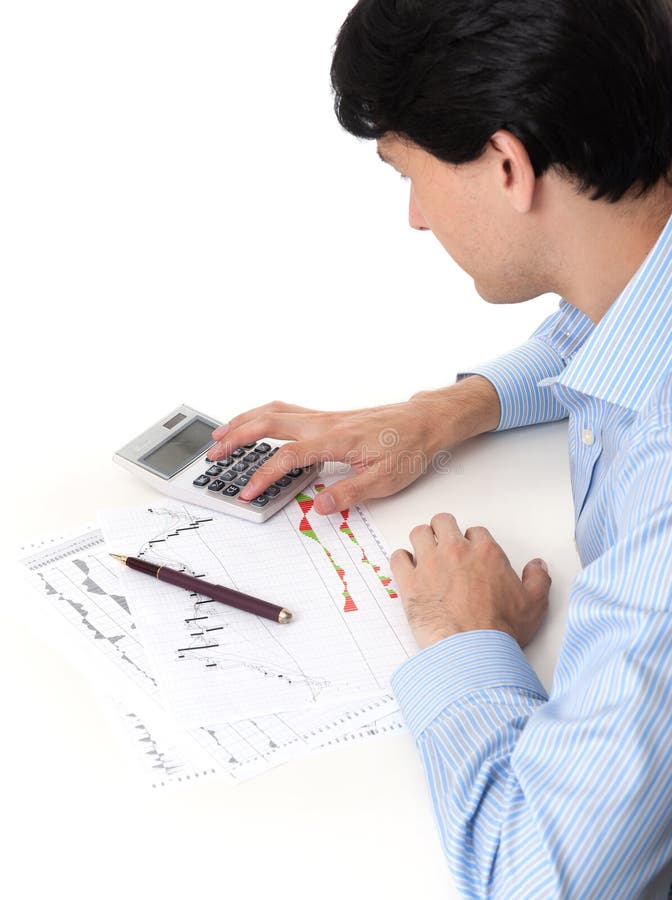 Handsome Smiling Business Man Stock Photo - Image of accountant ...