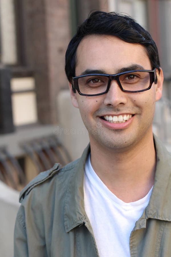 Handsome Smiling Confident Man Portrait Stock Photo - Image of ...