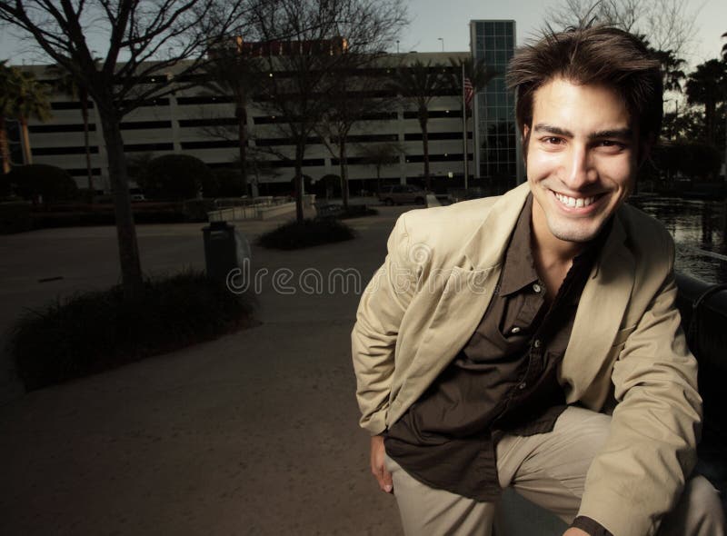 Handsome smiling guy stock image. Image of wellness, mature - 8805925