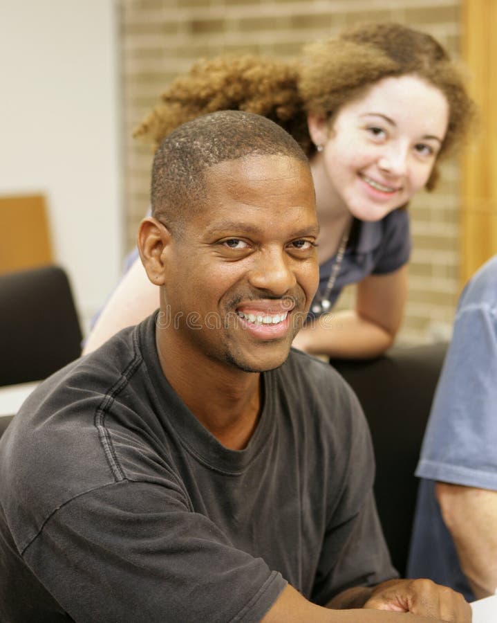 Handsome Student in School stock photo. Image of notebook - 2914184