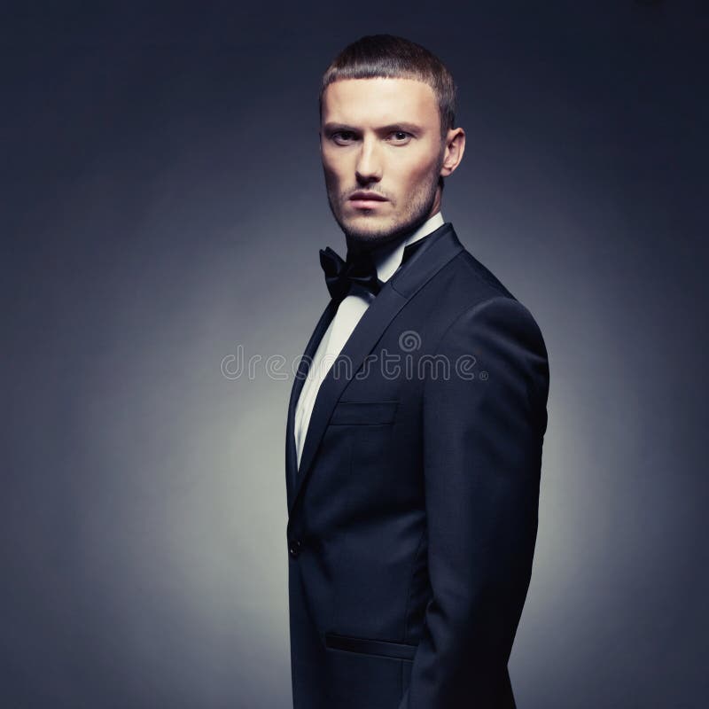 Handsome stylish man stock photo. Image of masculinity - 34097146