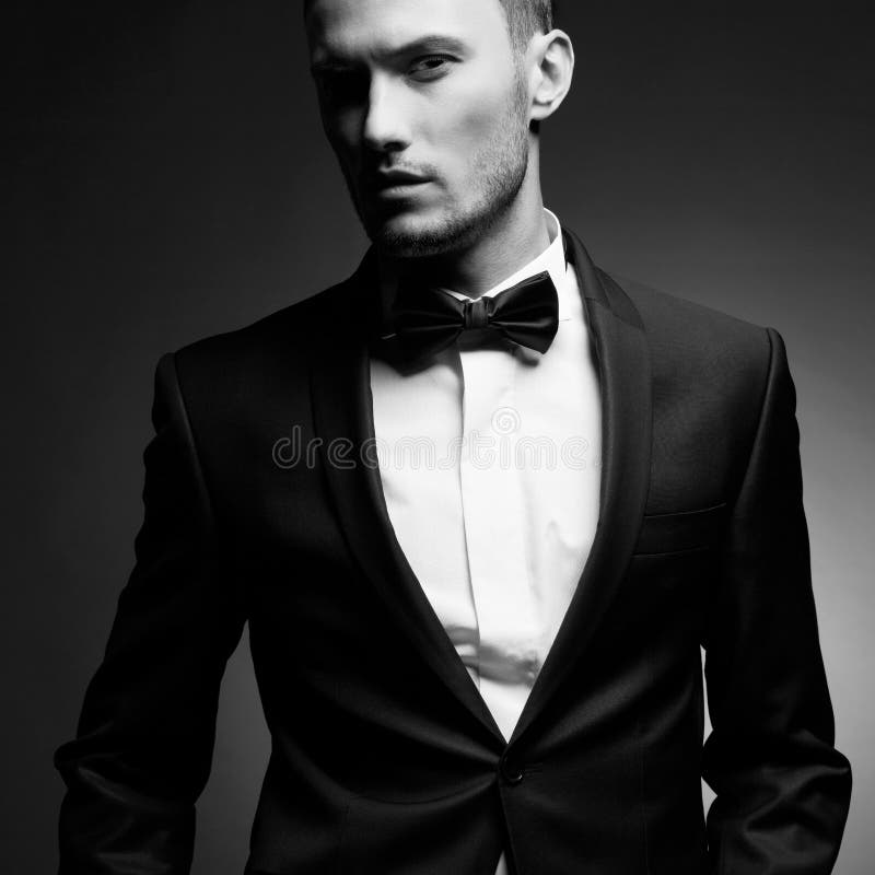 Handsome stylish man stock photo. Image of modern, dark - 28698362