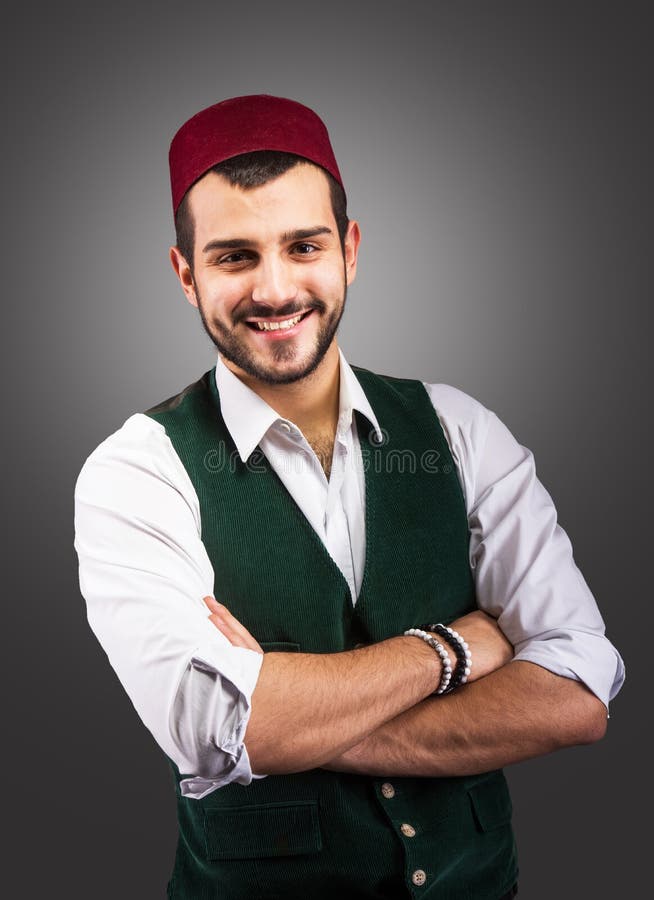 Turkish man`s portrait stock image. Image of looking - 94357069
