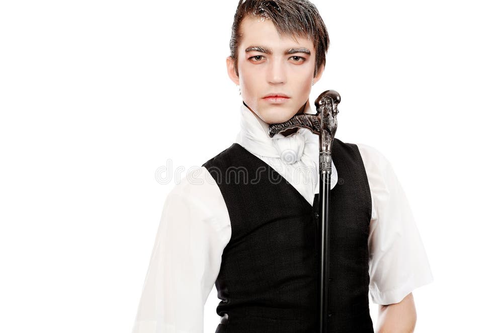 Handsome vampire stock image. Image of masquerade, dandy - 13661959