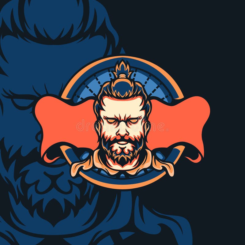 Handsome Vintage Mascot stock vector. Illustration of company - 194748711