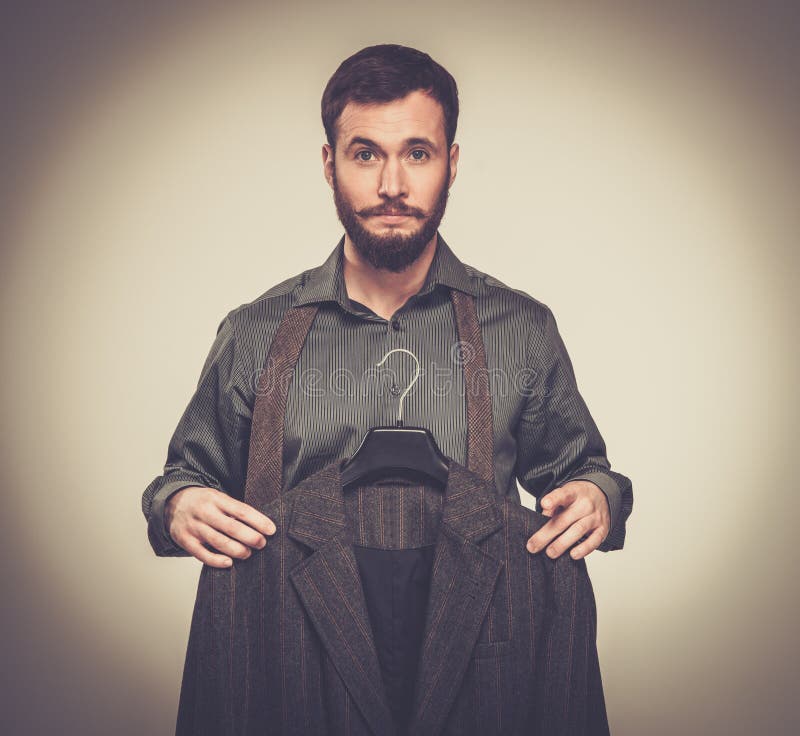 Handsome well-dressed man stock photo. Image of choosing - 40984404