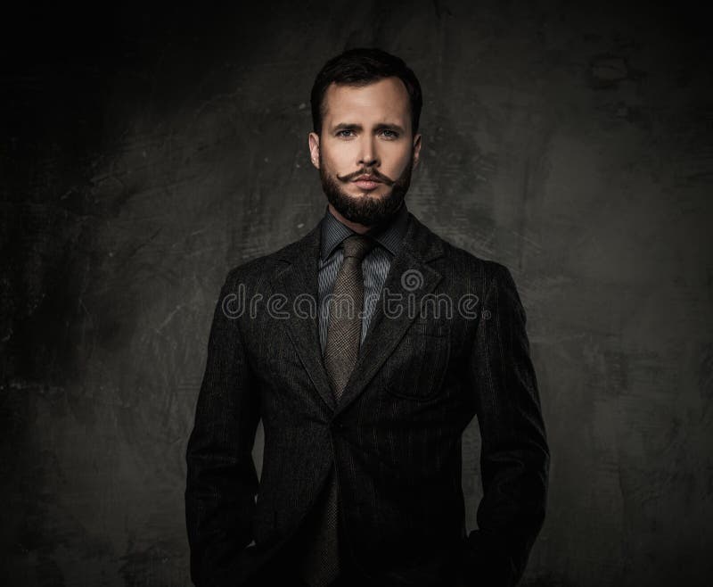 Handsome well-dressed man stock image. Image of look - 45549087