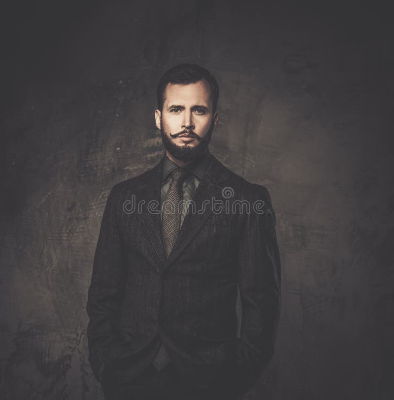 Handsome well-dressed man stock image. Image of elegant - 45549109