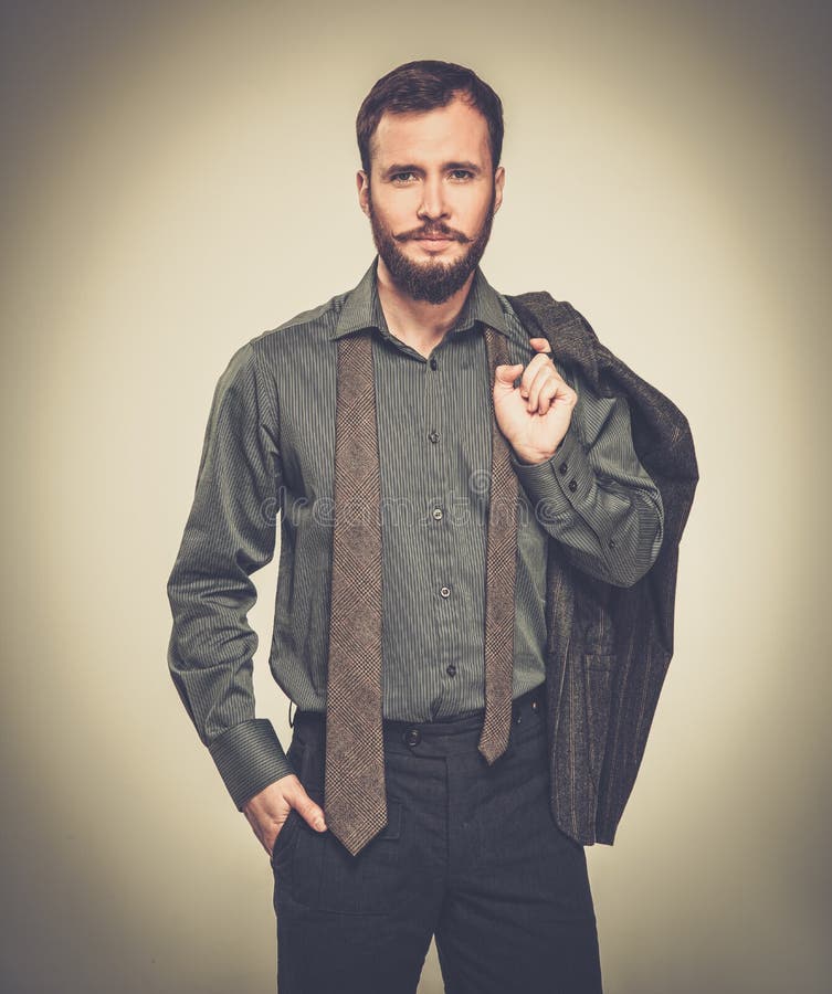 Handsome well-dressed man stock photo. Image of jacket - 39554290