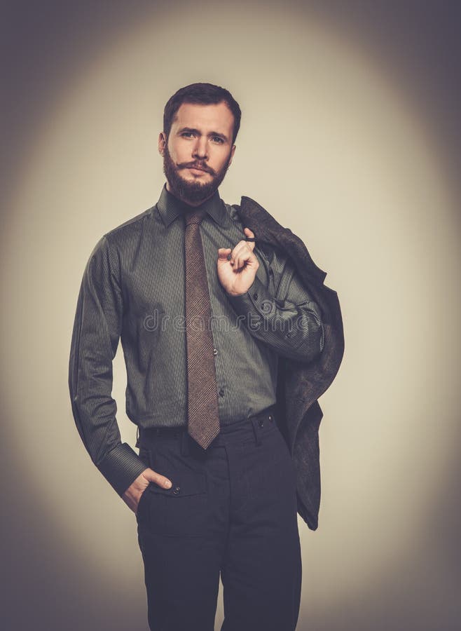 Handsome well-dressed man stock image. Image of good - 40984417