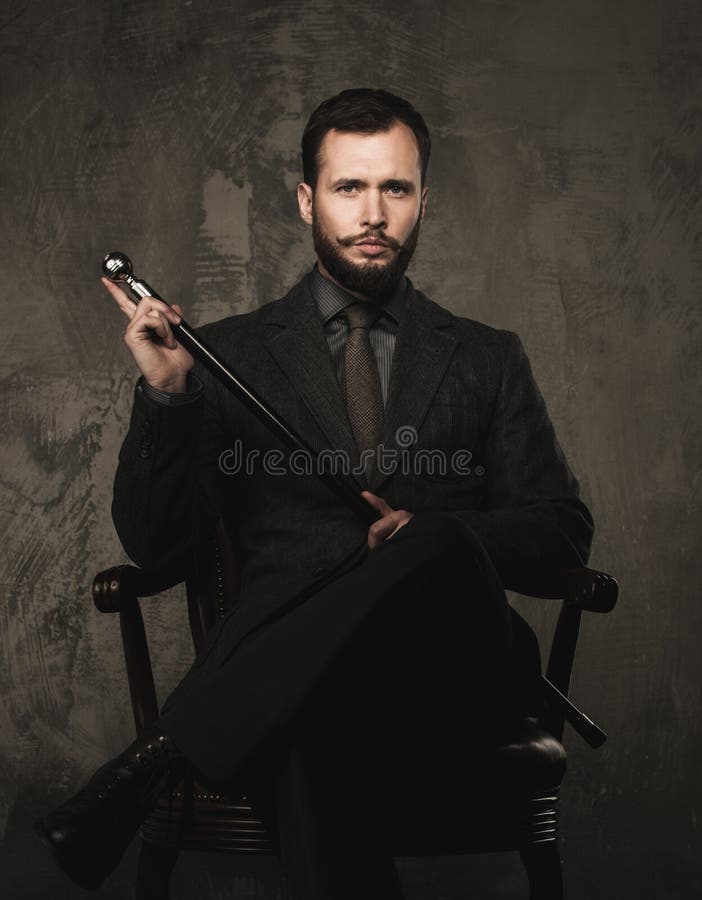 Handsome well-dressed man stock photo. Image of boss - 40984576