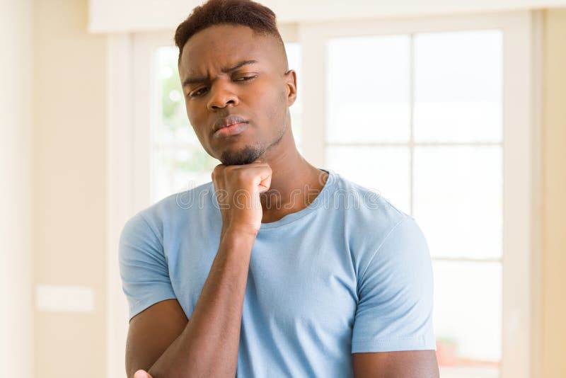 159 Black Man Thinking Questioning Stock Photos - Free & Royalty-Free ...