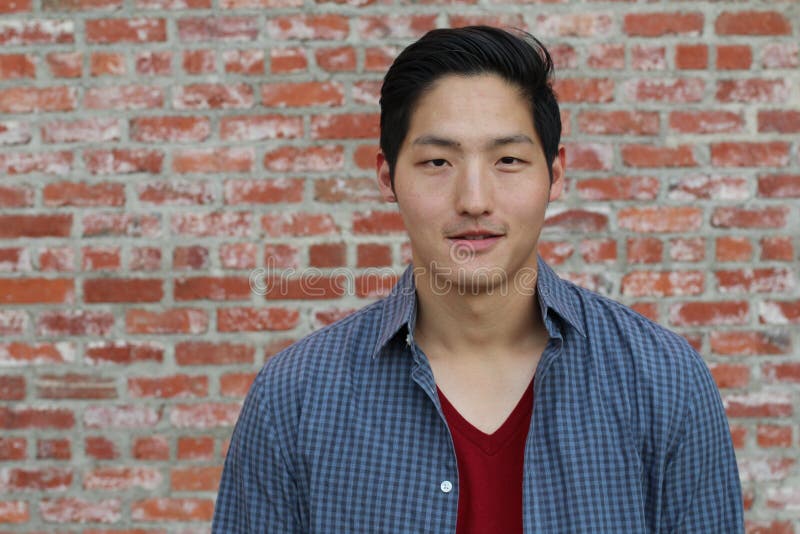 Handsome Young Asian Man Isolated Stock Image - Image of isolated ...