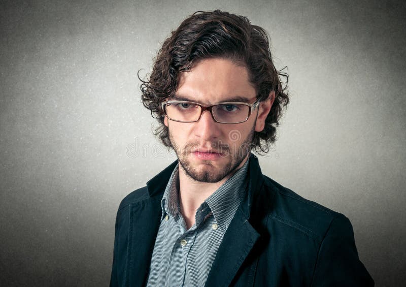 Handsome young bearded man stock photo. Image of businessman - 80000472