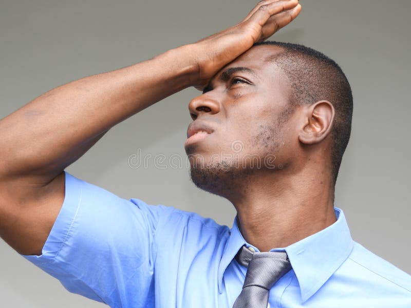 Forgetful Business Person stock image. Image of finance - 108558079