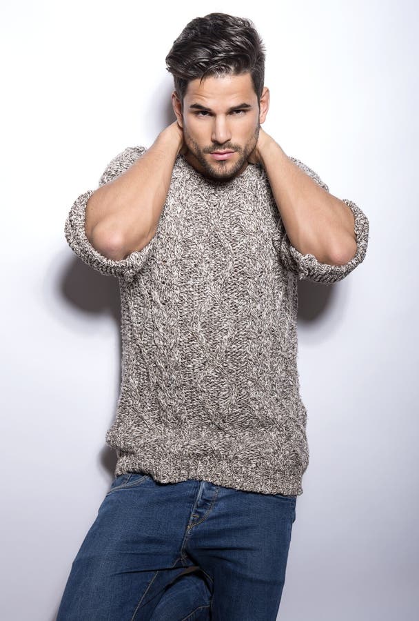 Handsome Young Bodybuilder Showing of His Fit Body Stock Image - Image ...