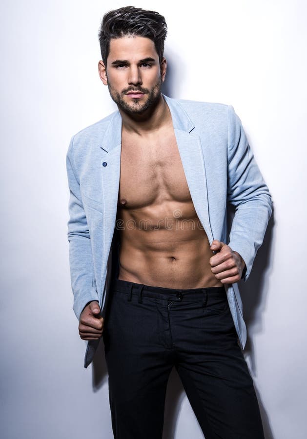 Handsome Young Bodybuilder Showing of His Fit Body Stock Image - Image ...