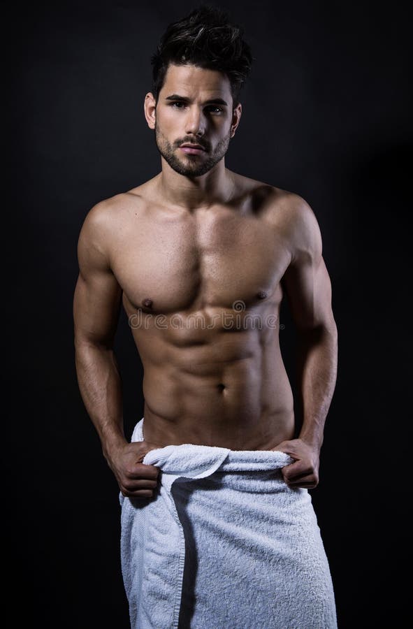 Handsome Young Bodybuilder Showing of His Fit Body Stock Image - Image ...