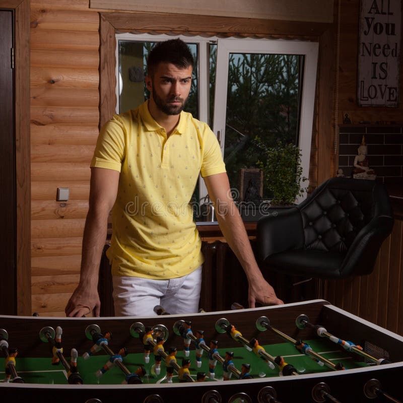 Handsome Young Elegant Man in House Interior. Stock Photo - Image of ...