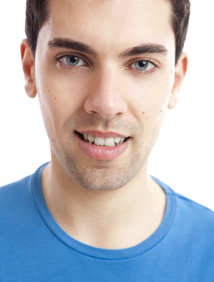 Handsome young man stock photo. Image of isolated, close - 27690988