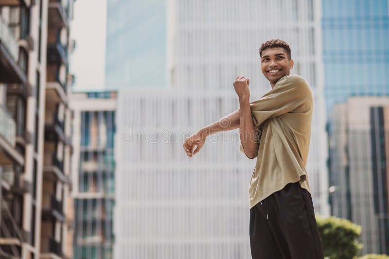 Handsome Young Man Having a Workout and Looking Active Stock Photo ...