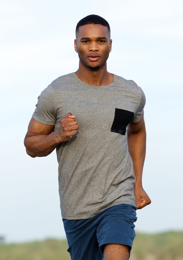 Handsome Young Man Keeping Fit Stock Image - Image of active, adult ...