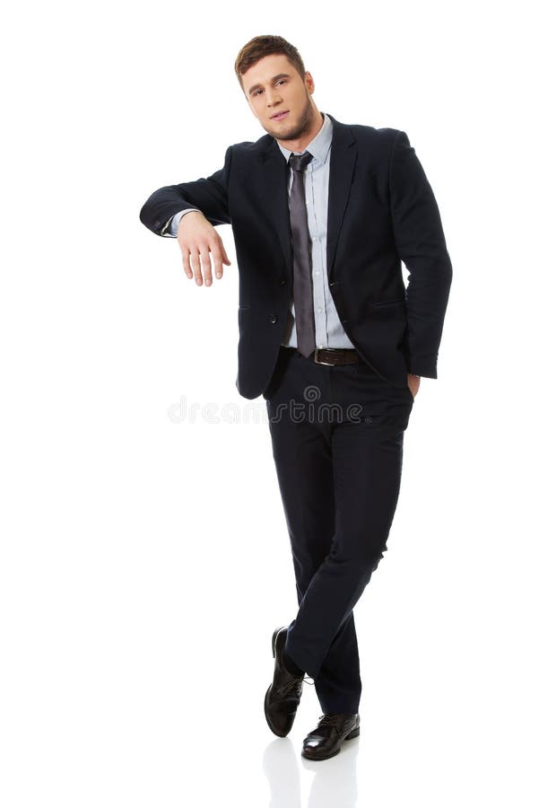 Man leaning on something stock image. Image of handsome - 25353671