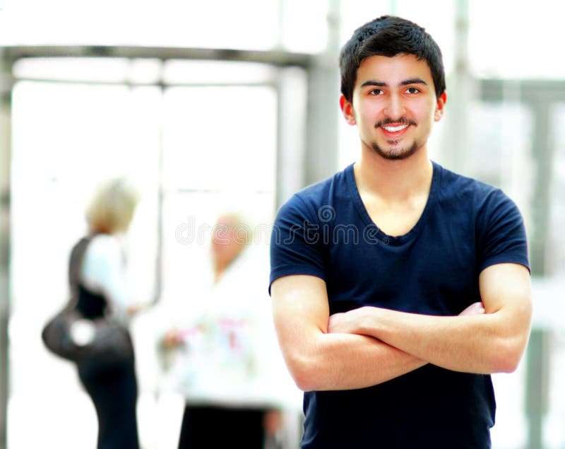 A handsome young man stock image. Image of beauty, health - 46608437