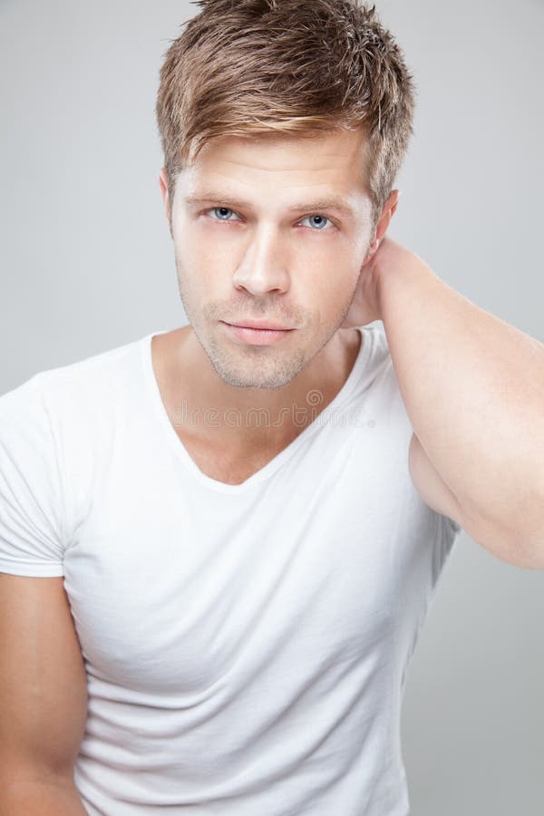 Handsome Young Man stock image. Image of alone, closeup - 29460833 Handsome Young Man stock image. Image of alone, closeup - 29460833