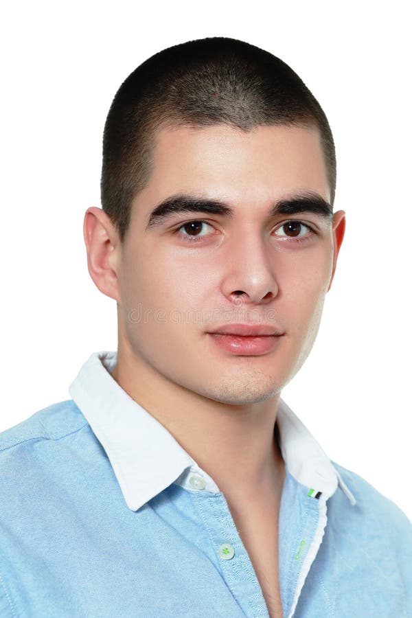 Side view of a handsome stock image. Image of facial - 67532931