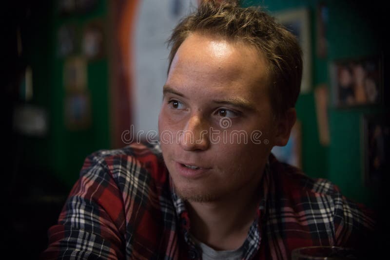Handsome Young Man Sitting at the Bar Counter Stock Photo - Image of ... Handsome Young Man Sitting at the Bar Counter Stock Photo - Image of ...