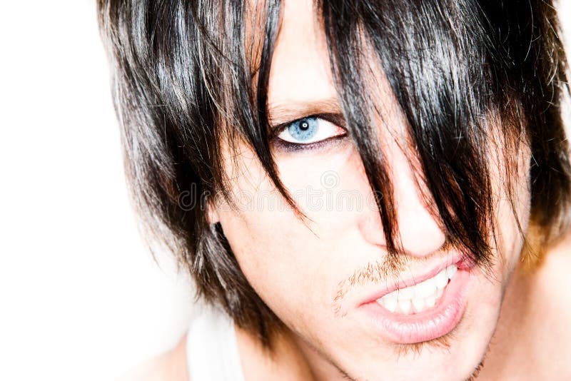 Handsome Young Man Sneering Stock Image - Image of disdain, handsome ...