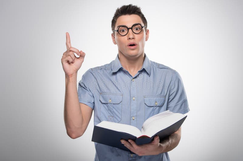 Handsome Young Man Standing and Talking. Stock Photo - Image of ...