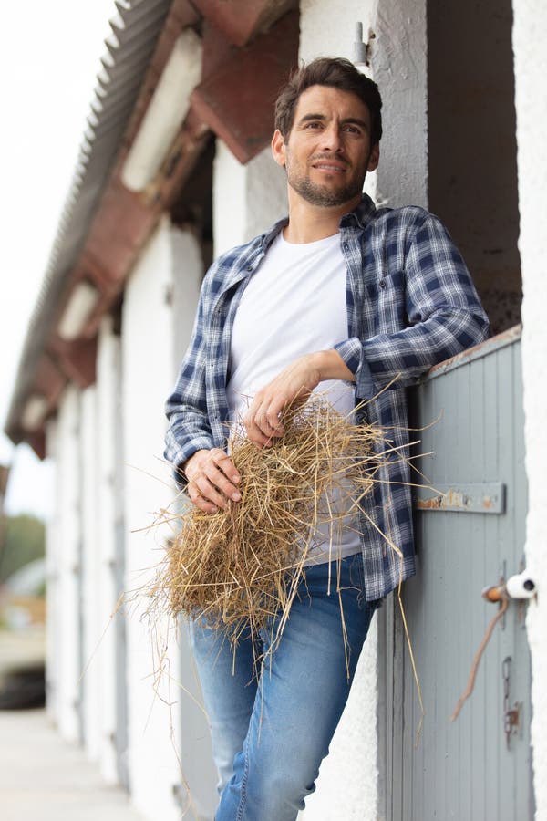 Handsome Young Stable Boy Posing Stock Image - Image of rider, young ...