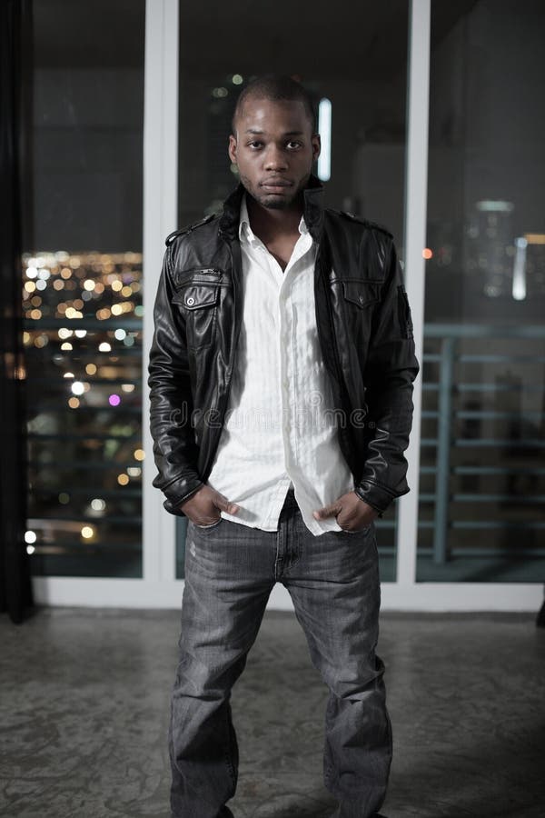 Handsome young urban male stock image. Image of ethnic - 12031837