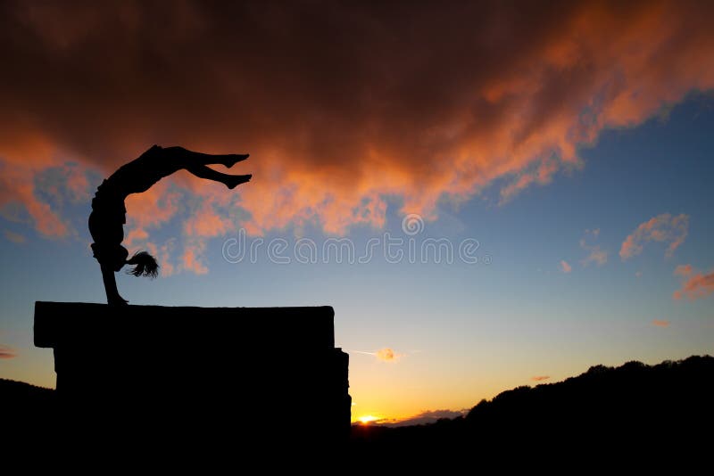 Handstand Silhouette Stock Images - Download 348 Royalty Free Photos