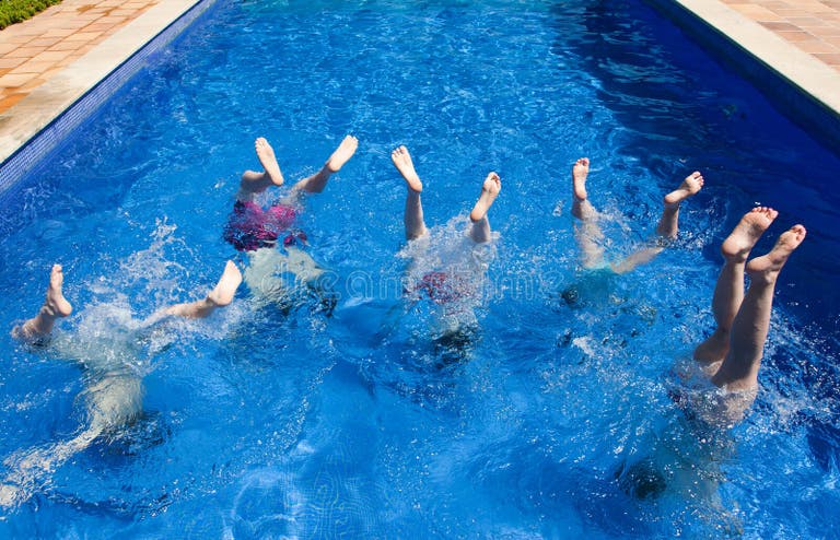 Handstand Pool Kid Stock Photos - Free & Royalty-Free Stock Photos from ...