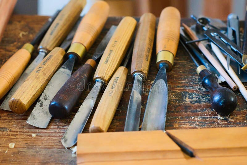 Handtools on a workbench. stock image. Image of handles - 273267521