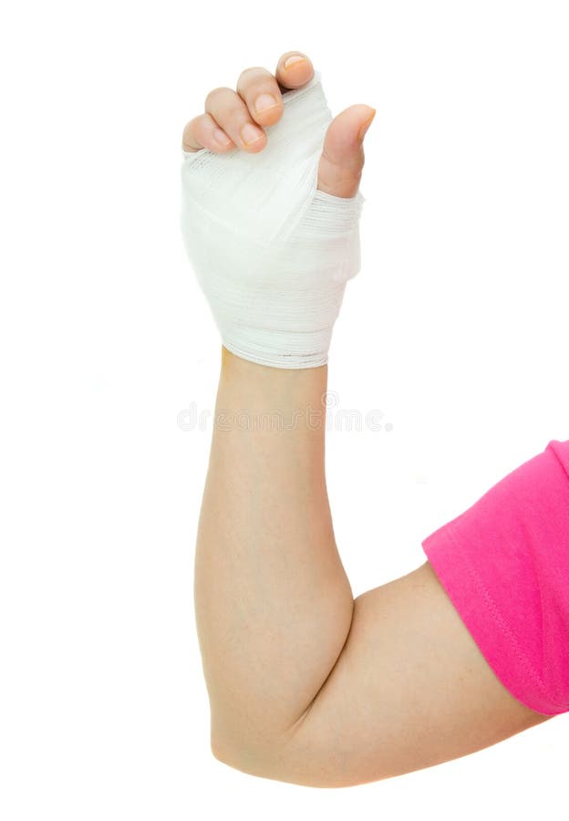 Handverletzung stockbild. Bild von hilfsmittel, behandlung - 38681159