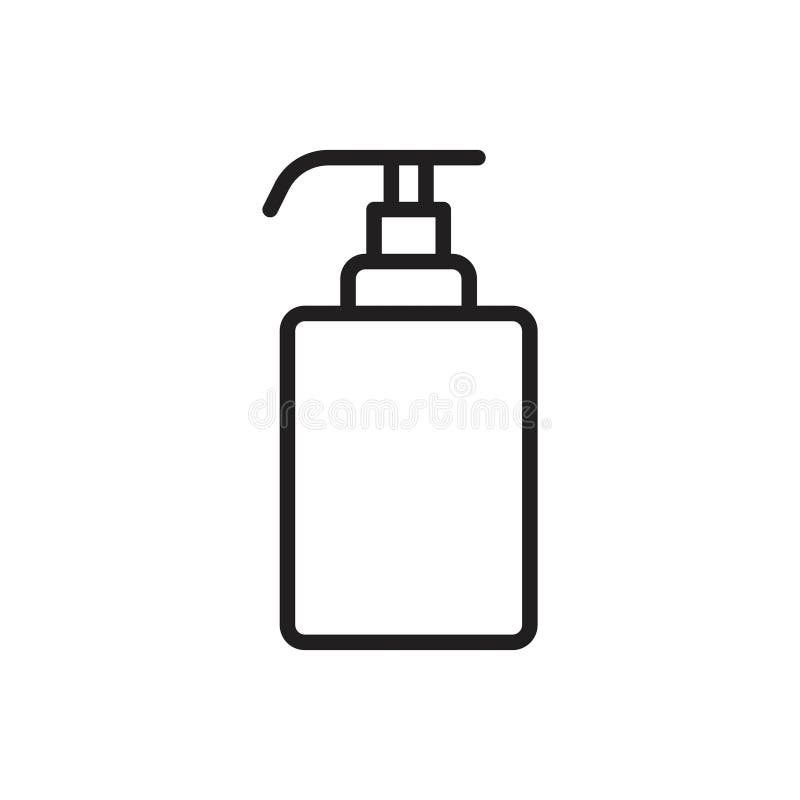 Handwash Icon Flat Line Illustration Stock Vector - Illustration of ...