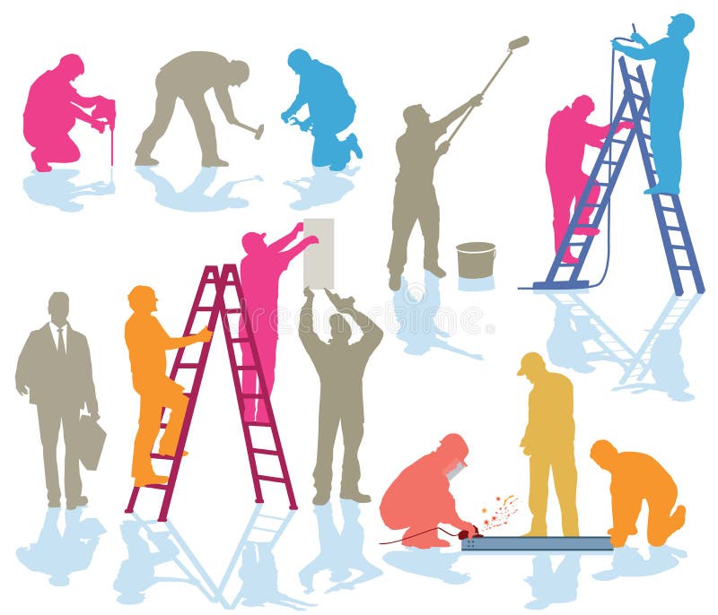 Handwerker Stock Illustrationen, Vektoren, & Kliparts - 16,222 Stock ...