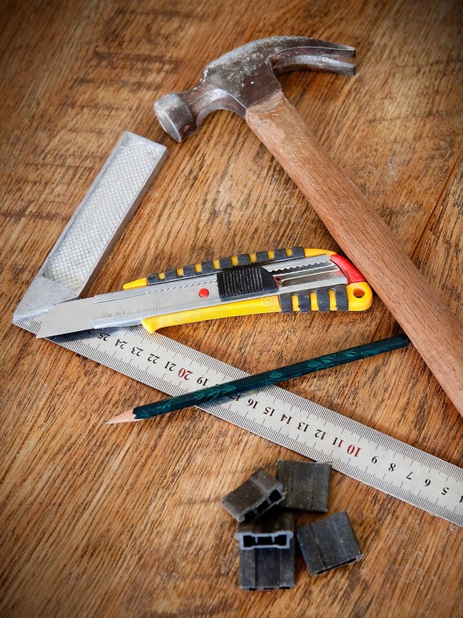 Handwerkzeuge stockfoto. Bild von hand, band, ansammlung - 29796796