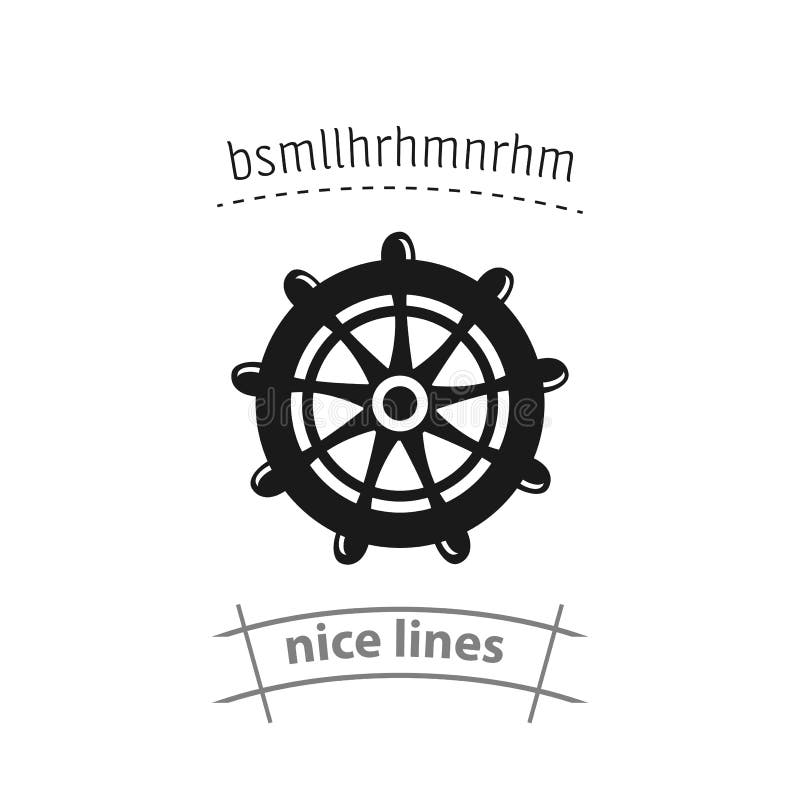 Handwheel Simple Icon. Handwheel Isolated Icon Stock Vector ...