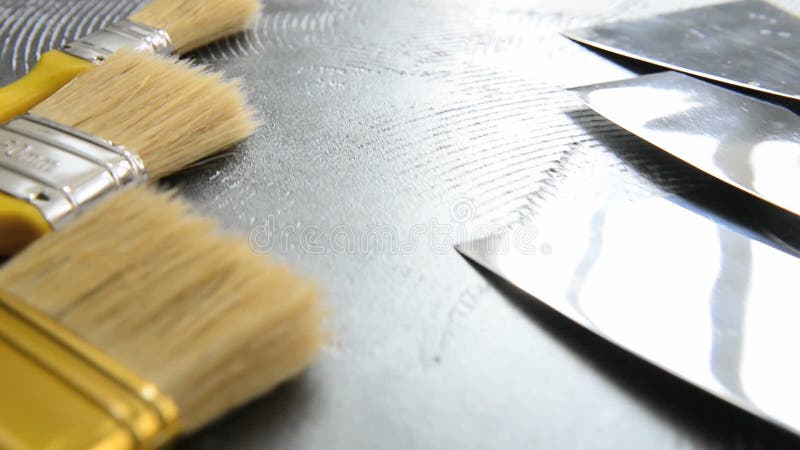 Handwork Instruments Laying Over Texture Stock Video - Video of pattern ...