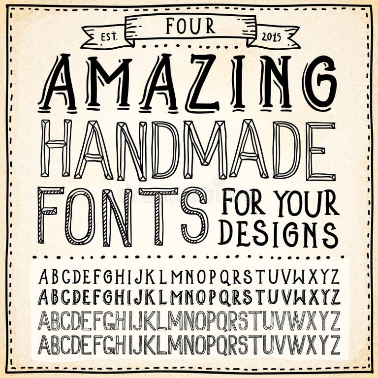 Handwriting Fonts Stock Illustrations – 5,718 Handwriting Fonts Stock ...