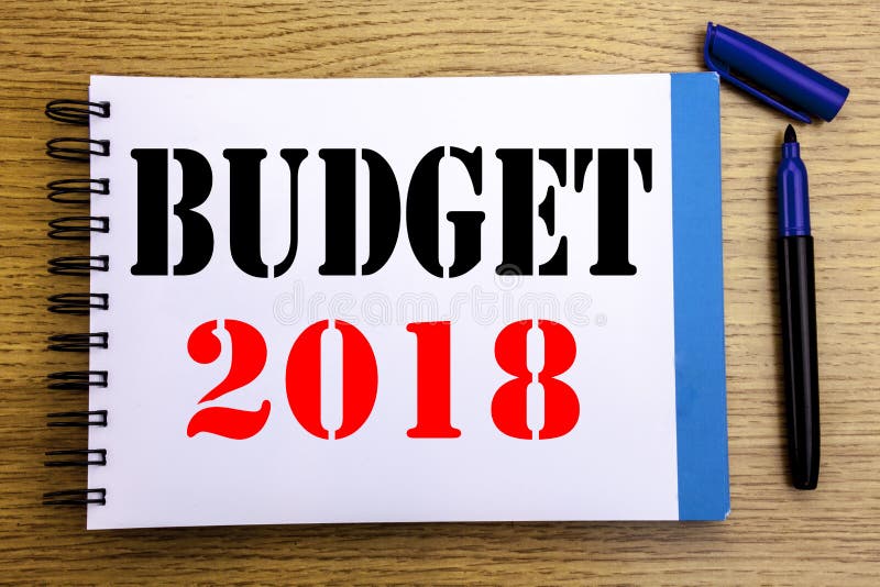 Handwriting Announcement Text Showing Budget 2018. Business Concept for ... Handwriting Announcement Text Showing Budget 2018. Business Concept for ...