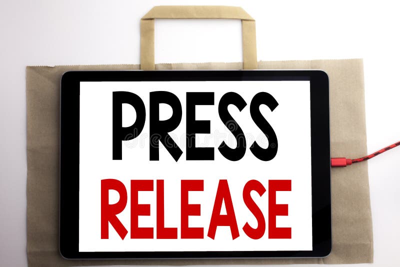 Handwriting Announcement Text Showing Press Release. Business Concept ... Handwriting Announcement Text Showing Press Release. Business Concept ...